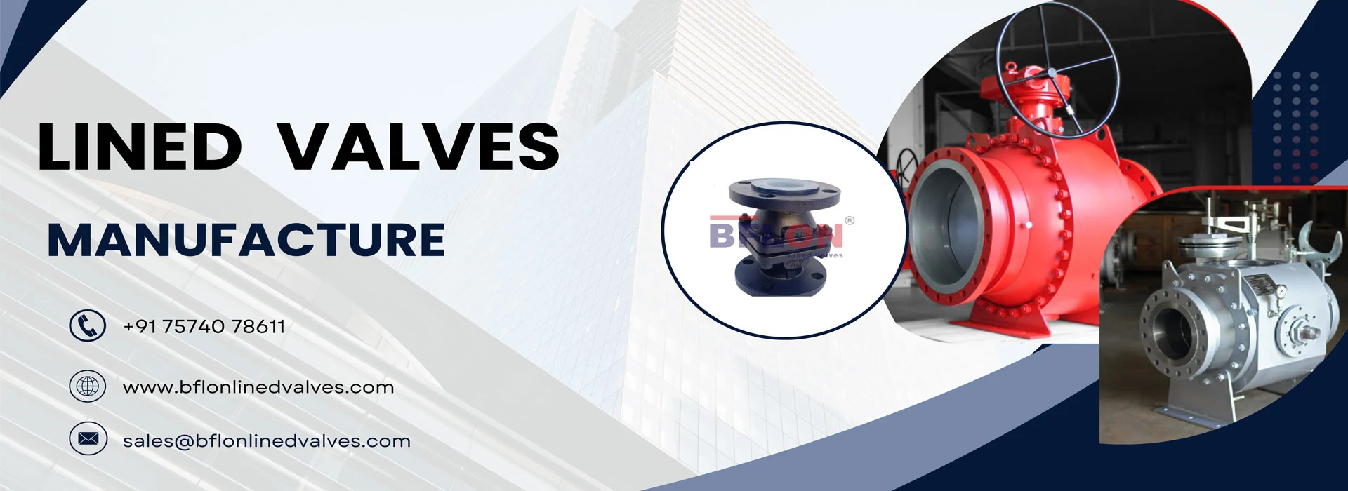 Lined Valves Manufacturers, supplier and export in india